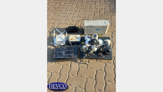 Various CCTV Cameras, Hubs, Routers & Cables | Devco Auction