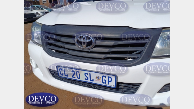WITHDRAWN 2013 Toyota Hilux S/C Diesel Bakkie | Devco Auction